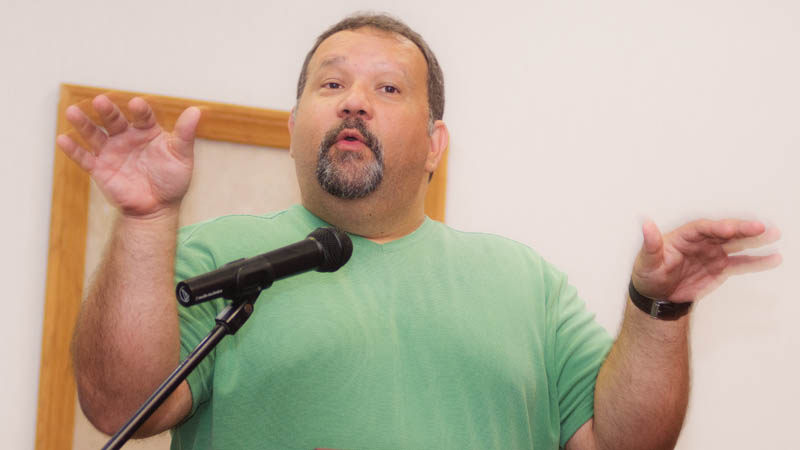 Mickey Fisher speaks in Huntington | The Tribune