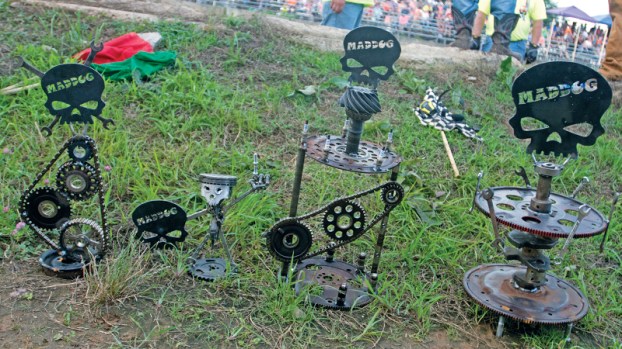 Mad trophies: Man makes awards for ‘mad dog’ derby drivers - The ...