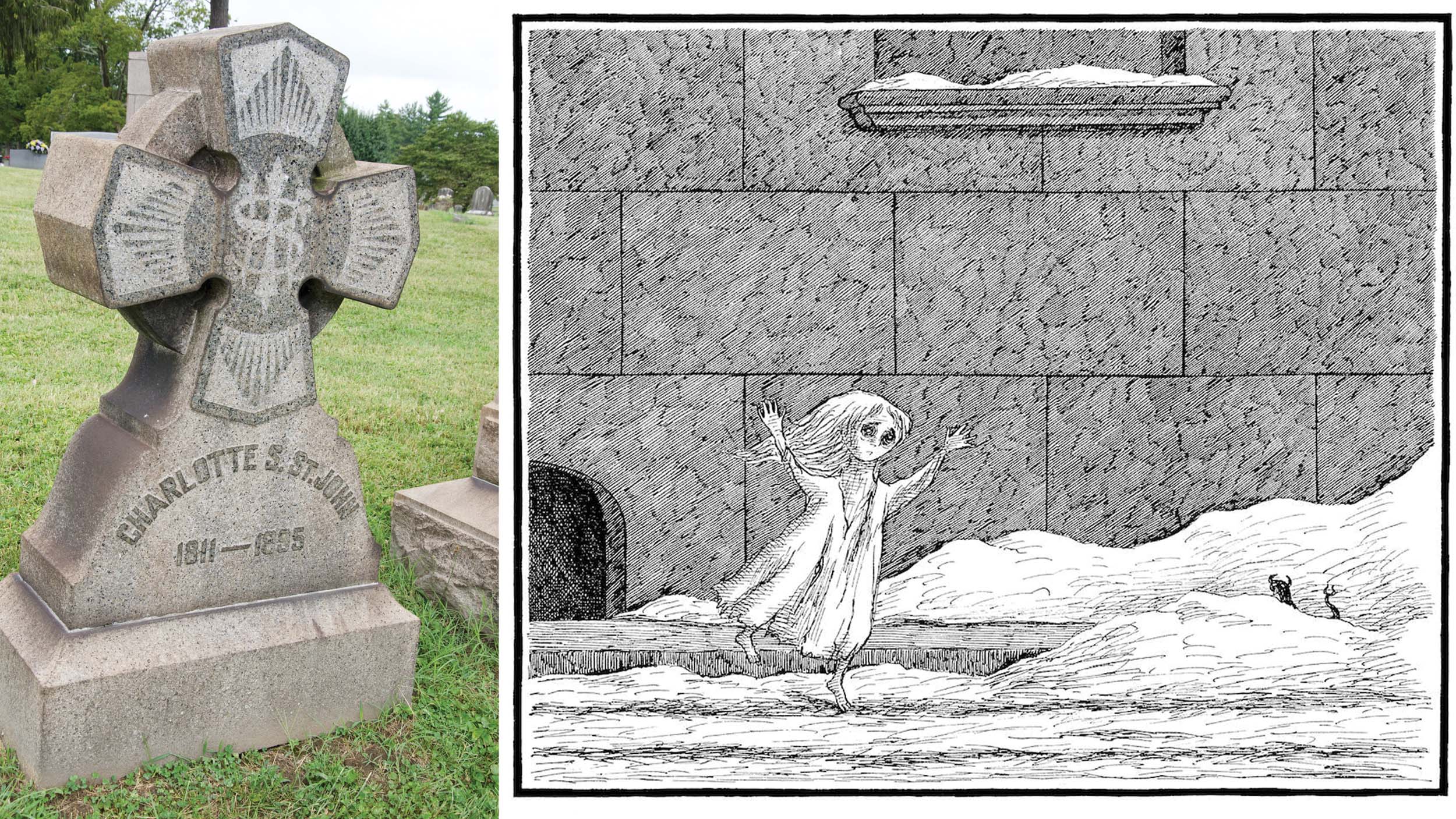 A Gorey legacy: Author and illustrator’s ashes buried at Woodland in ...