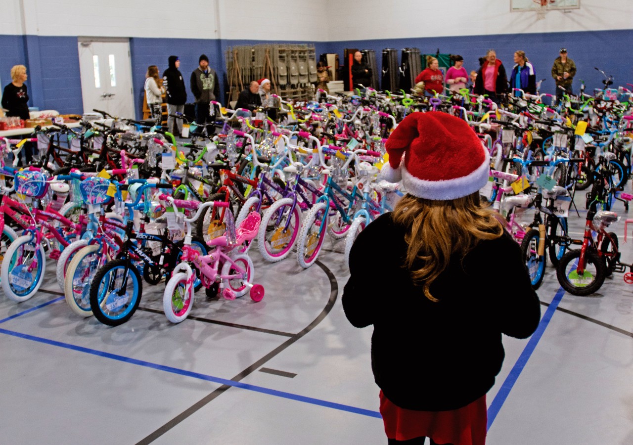 Rolling into the holidays: Community provides 165 bikes for annual ...