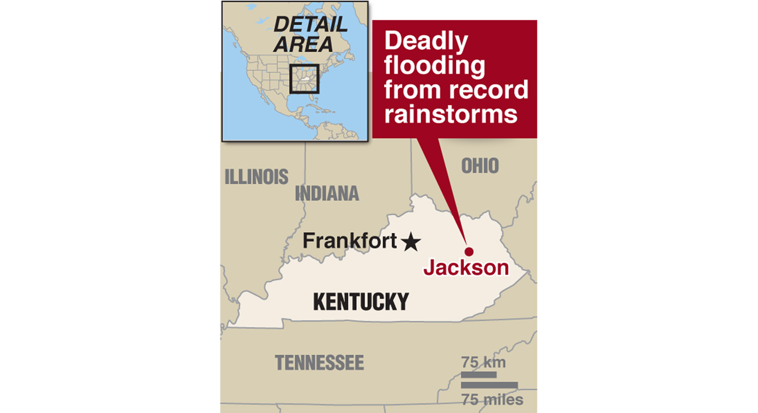 More rain, more bodies in flooded Kentucky mountain towns | The Tribune