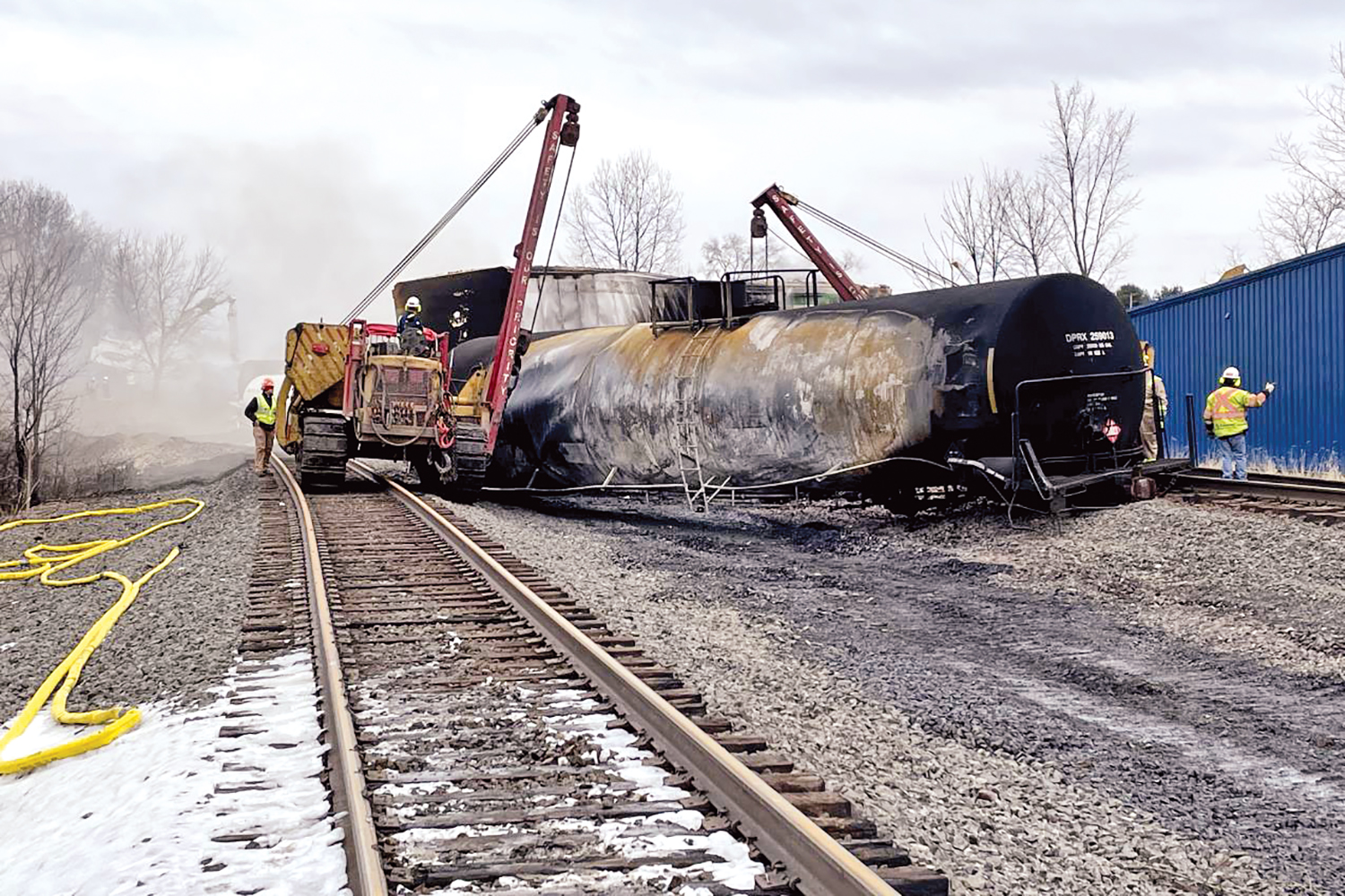 U.S. EPA chief at train derailment site: ‘Trust the government’ | The ...