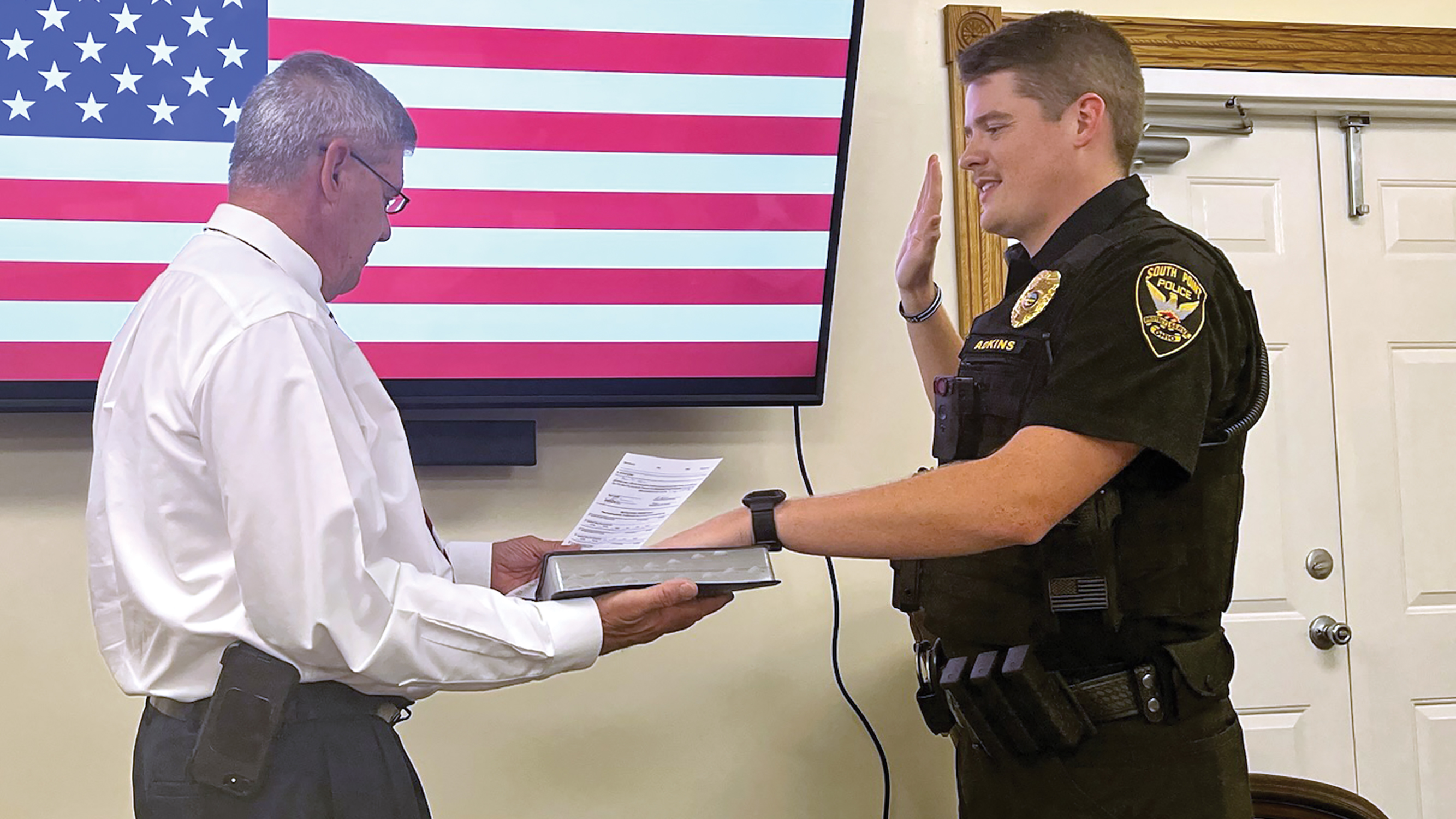 New South Point officer sworn in | The Tribune