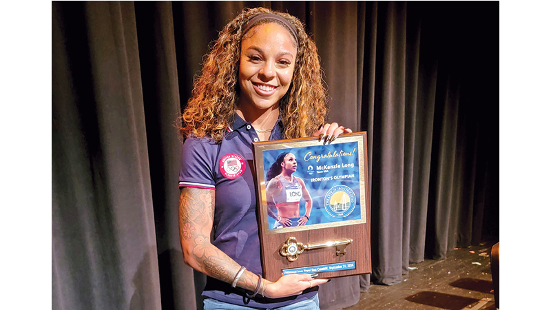 Ironton’s Olympian McKenzie Long gets key to the city | The Tribune