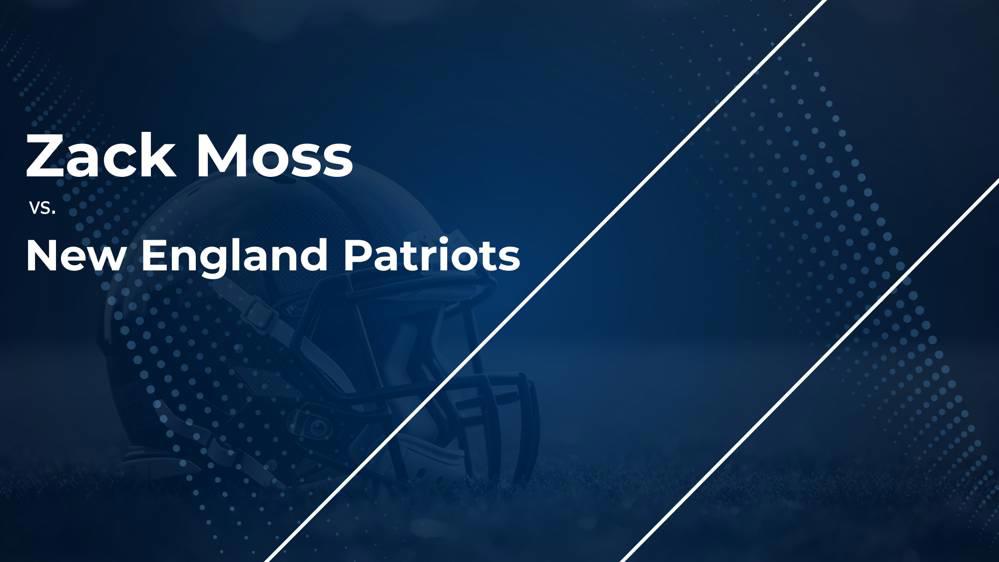 Zack Moss and the Bengals vs. the Patriots: Week 1 Stats, Matchup, Game ...