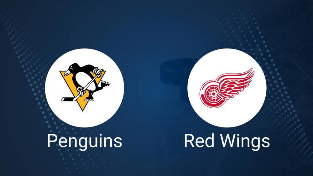 Where to Watch Pittsburgh Penguins vs. Detroit Red Wings on TV or ...