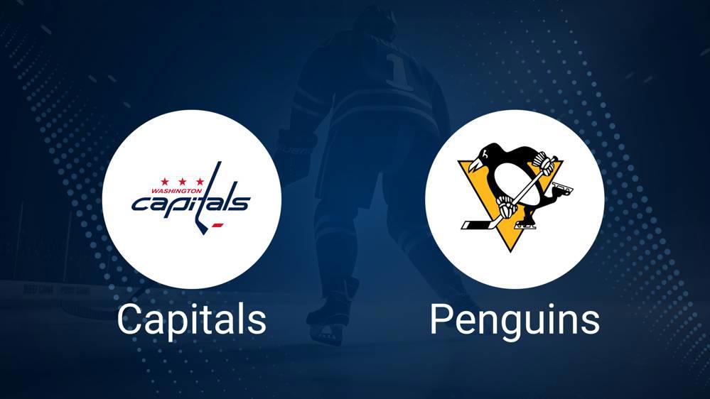 Where to Watch Washington Capitals vs. Pittsburgh Penguins on TV or ...